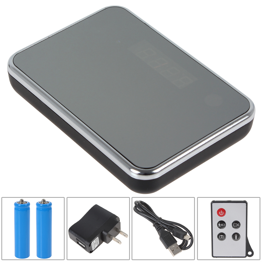 Travel Spy Cam Alarm Clock And Motion Detection with Remote Control ...